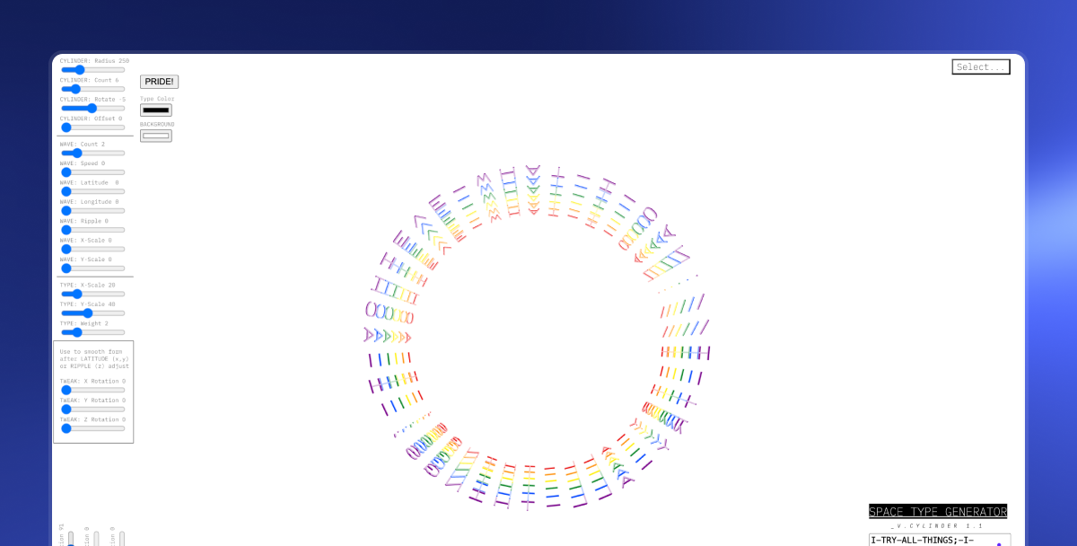 Space Type Generator - TodayHaha Design Tools